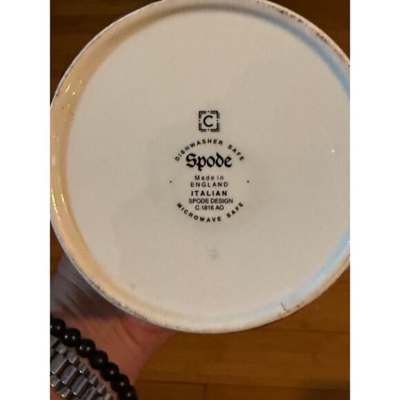 Spode | Accents | Vintage Spode Blue Italian Storage Jar H8cm England ...